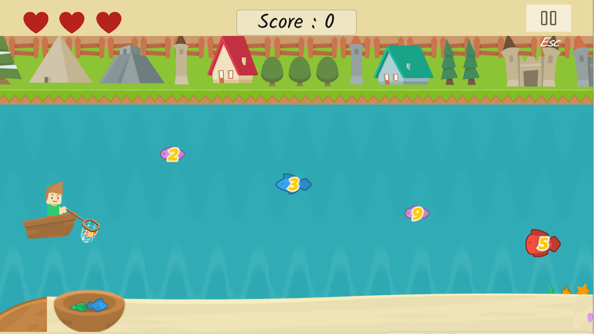 Fishy Math Game – Time For School